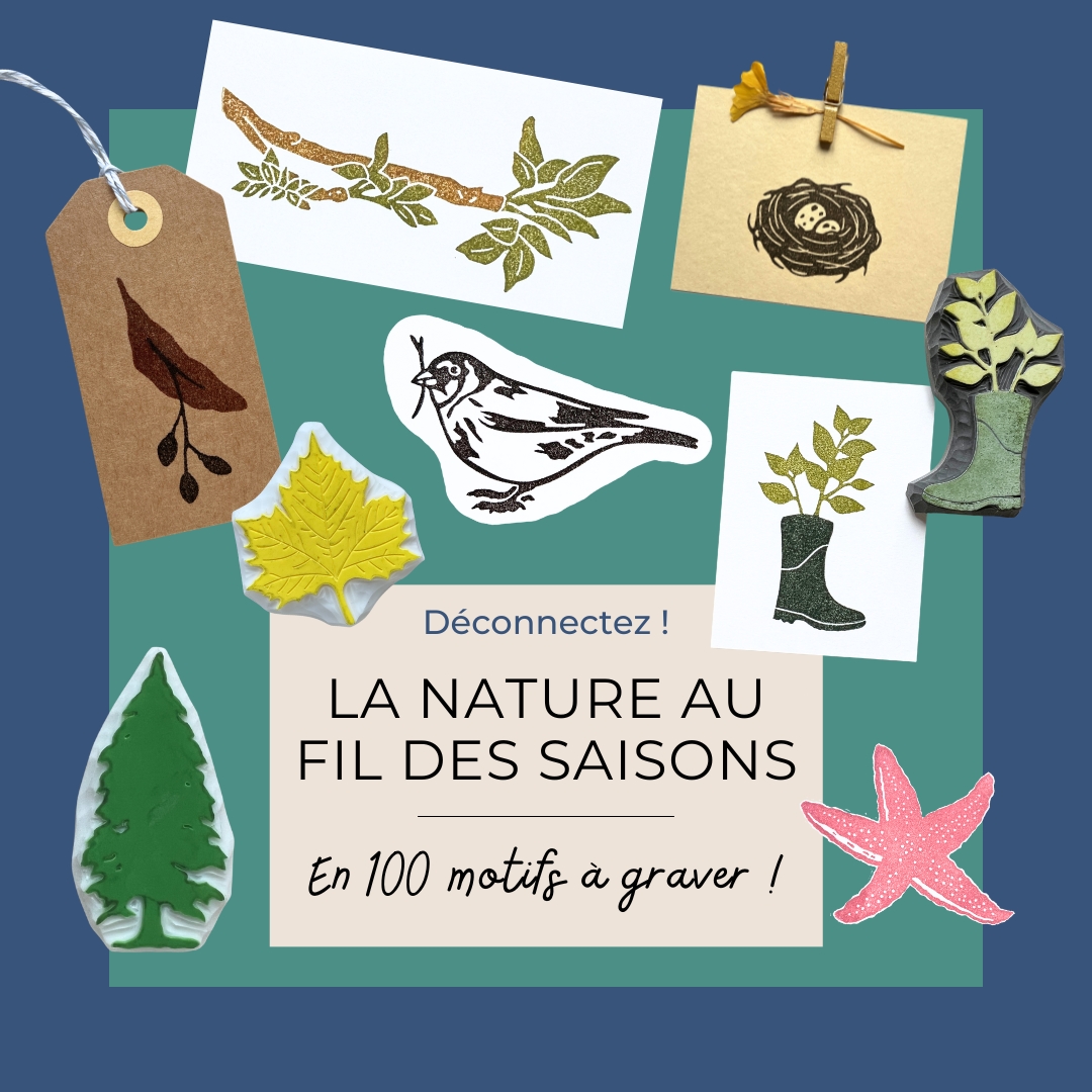 Motifs à graver - Le Héron Graveur